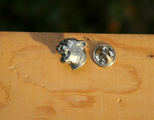 Cougar Wild Cat Puma Lion Silver Tone Metal Mascot Lapel Pin Pinback | eBay
