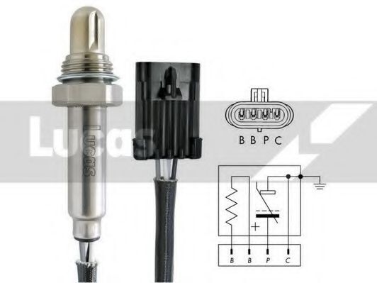 Lambda Sensor Oxygen Sensor Lucas LEB411 Replaces 46408190,46422649 ...