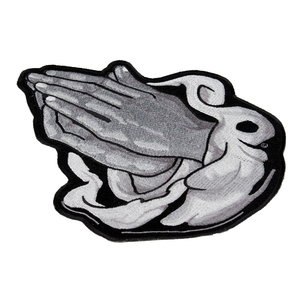 Subdued Praying Hands Patch, Christian Biker Back Patches | eBay