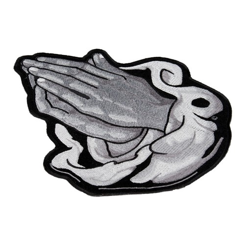 Subdued Praying Hands Patch, Christian Biker Back Patches | eBay