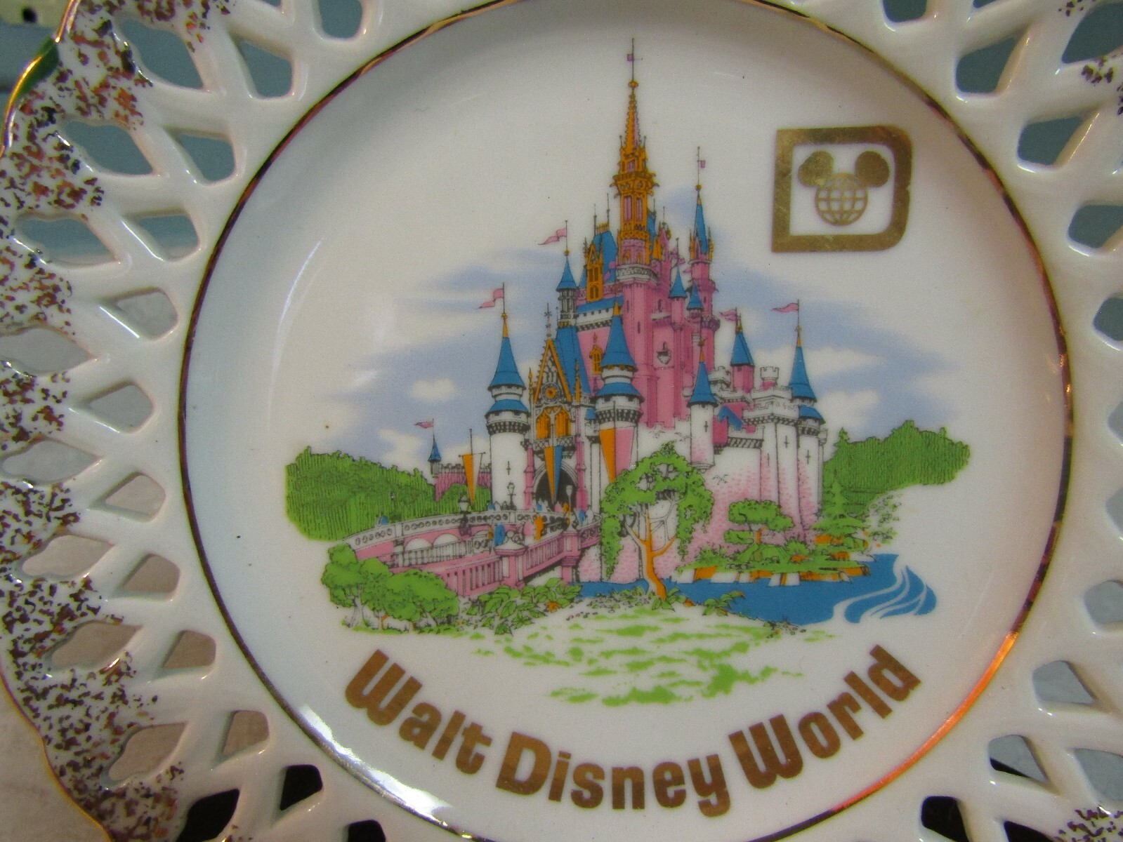 Vintage Walt Disney Productions Walt Disney World Plate- Made in Japan ...