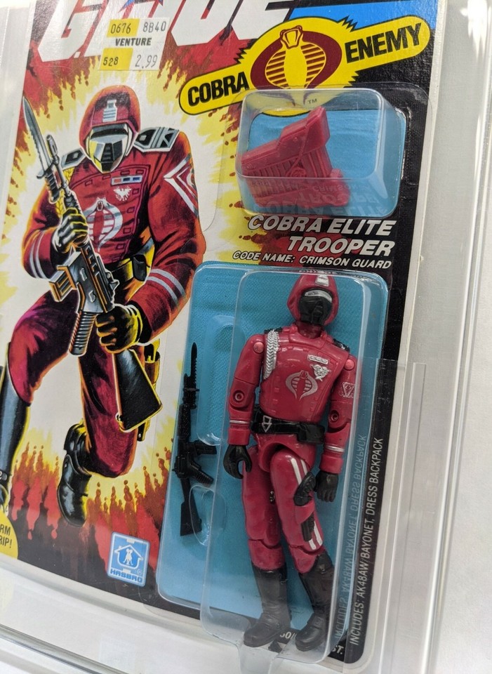 Hasbro GI Joe 1985 Crimson Guard Series 4 34 Back RARE Demolition Card ...