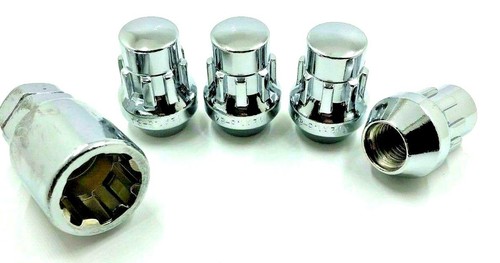 4 x ALLOY WHEEL LOCKING NUTS. FORD TRANSIT M14 X 2 19M BOLTS LUGS STUDS ...