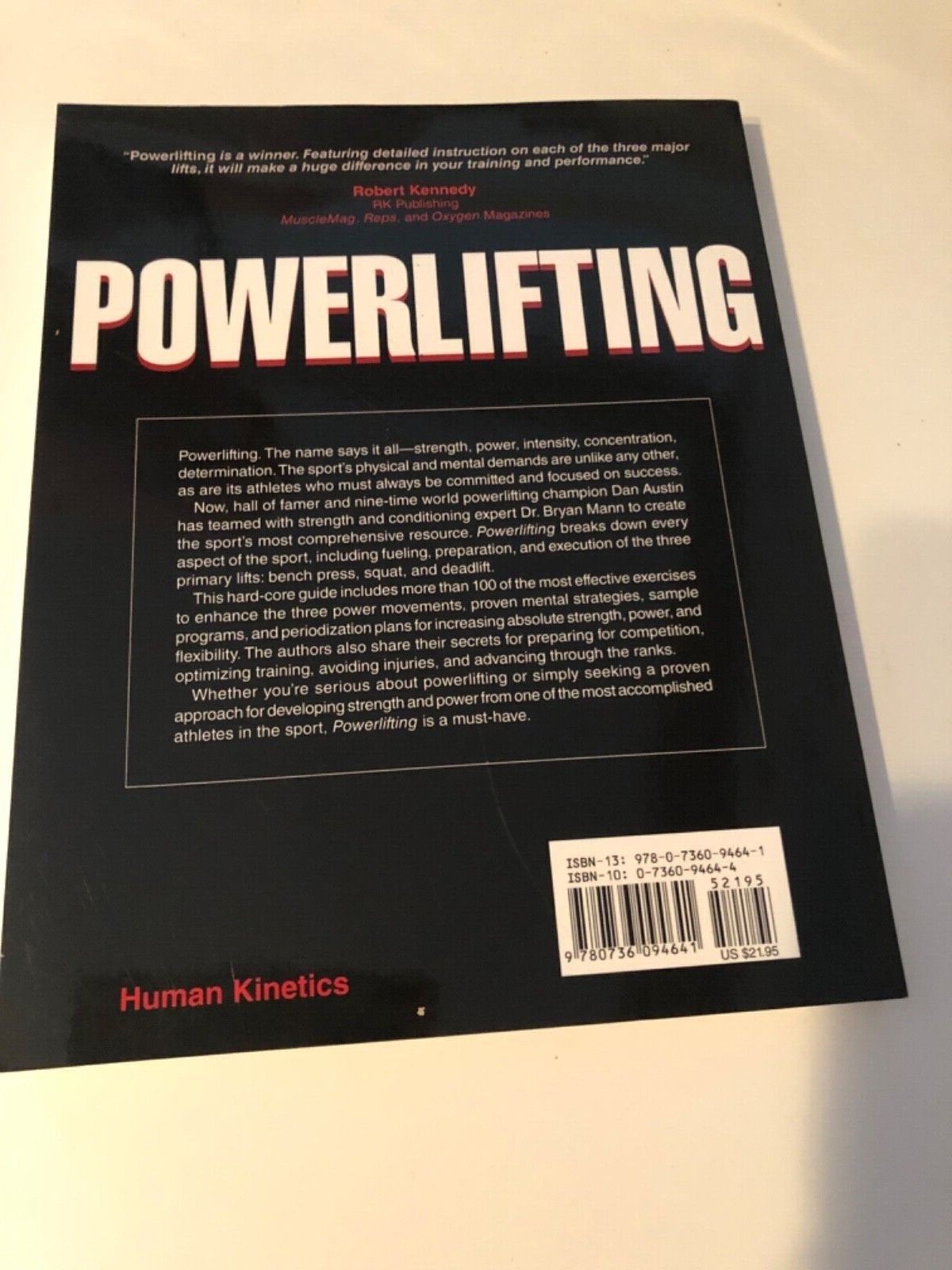 Powerlifting by Bryan Mann, Dan Austin (Paperback, 2012) for sale ...
