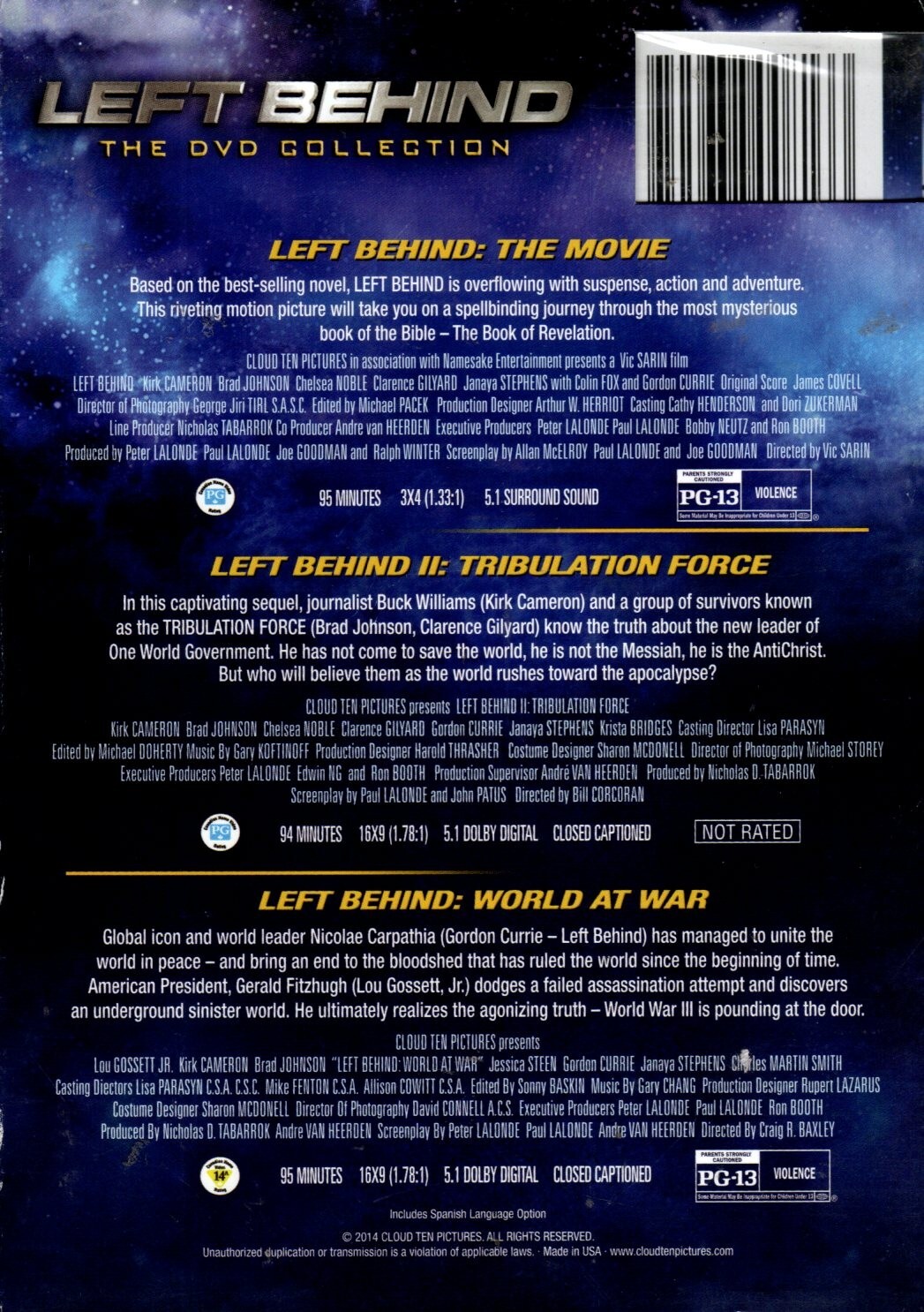 Left Behind Trilogy (DVD, 2008, 4-Disc Set) for sale online | eBay