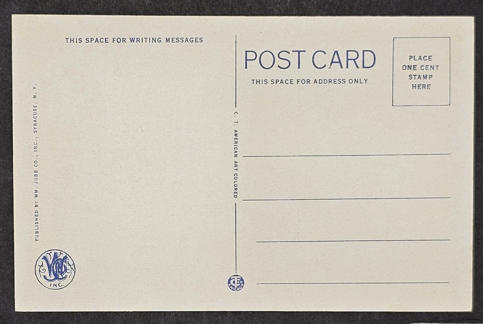 Syracuse New York NY University Gymnasium White Border Unposted Barnes ...