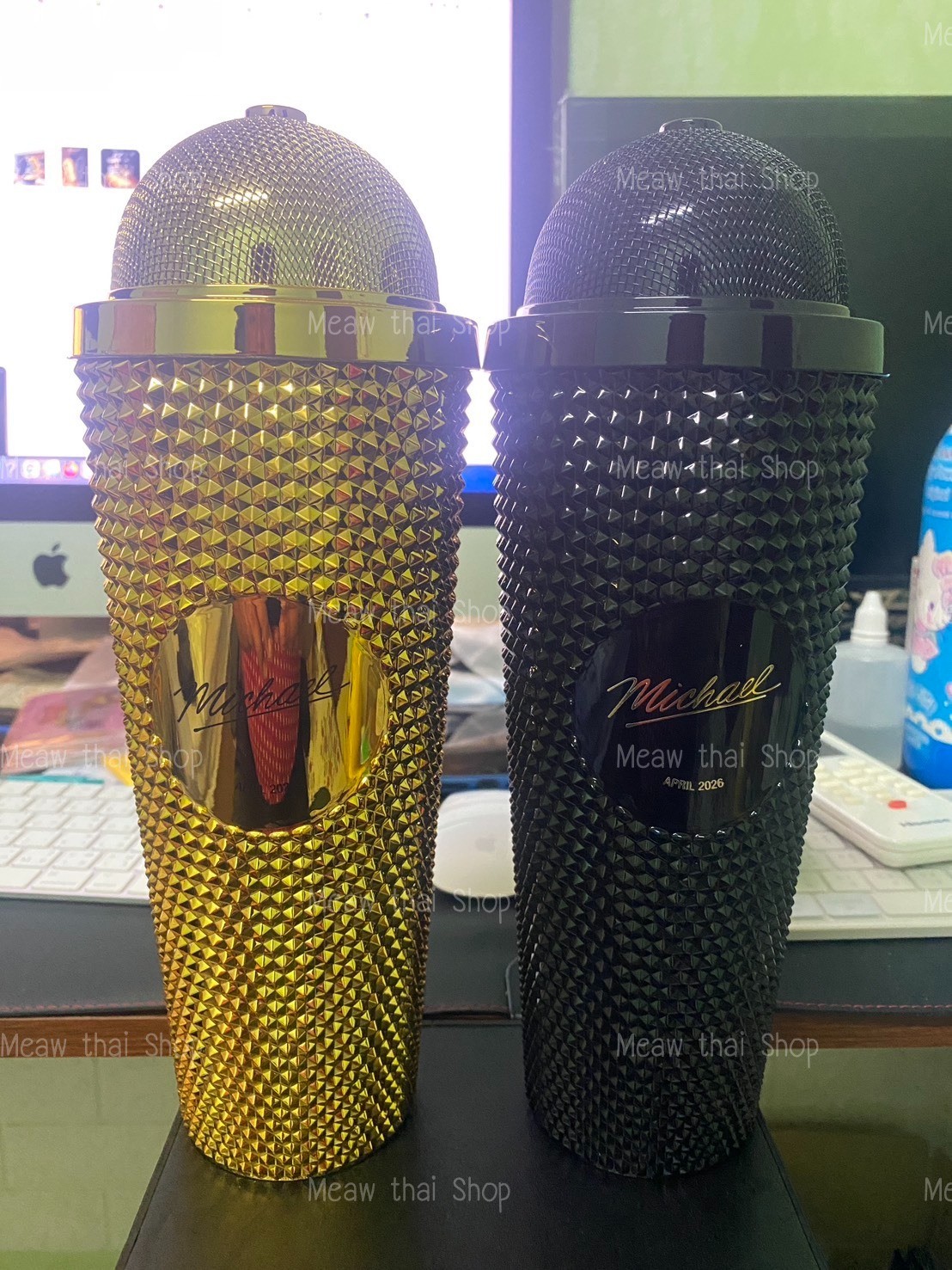 Michael Jackson 2026 Movie Microphone Cup 24oz. Brand New In hand ...