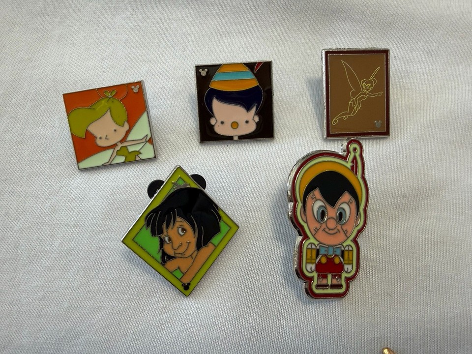 20 Piece Lot Of Disney Trading Pins. Classic Character What You See ...