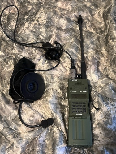 HARRIS RF-5963-HS201 HEADSET 5 PIN HMMWV SINCGARS TACTICAL HELMET | eBay