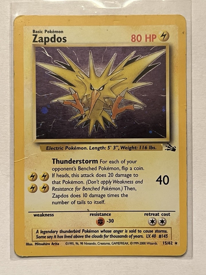 Pokemon Binder Lot Of 27 Vintage Holo Cards! 1st Edition Fossil ...