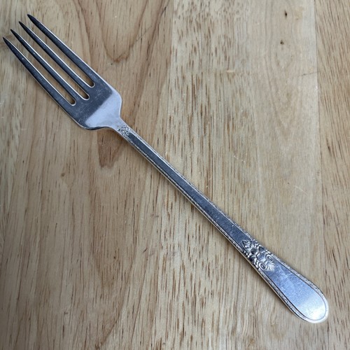 1847 Rogers Bros. Adoration Silver Plate Dinner Fork Flatware ...