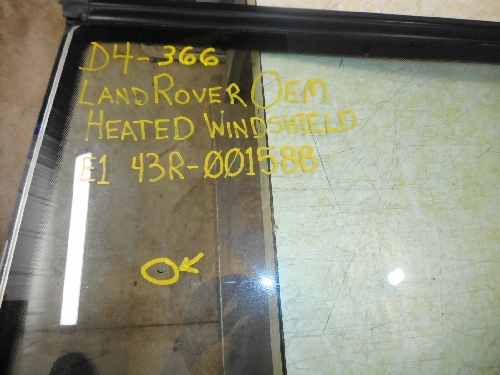 2004 LAND ROVER DISCOVERY II OEM HEATED WINDSHIELD E1 43R-001588 | eBay