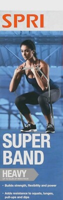 SPRI Super Band Heavy Resistance Workout Band (50lbs Of Resistance) 40 ...