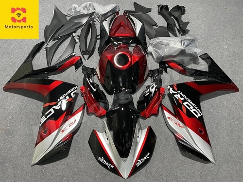 Red Black Fairing Kit Fit for Yamaha YZF R3 2015-2018 R25 ABS Injection ...