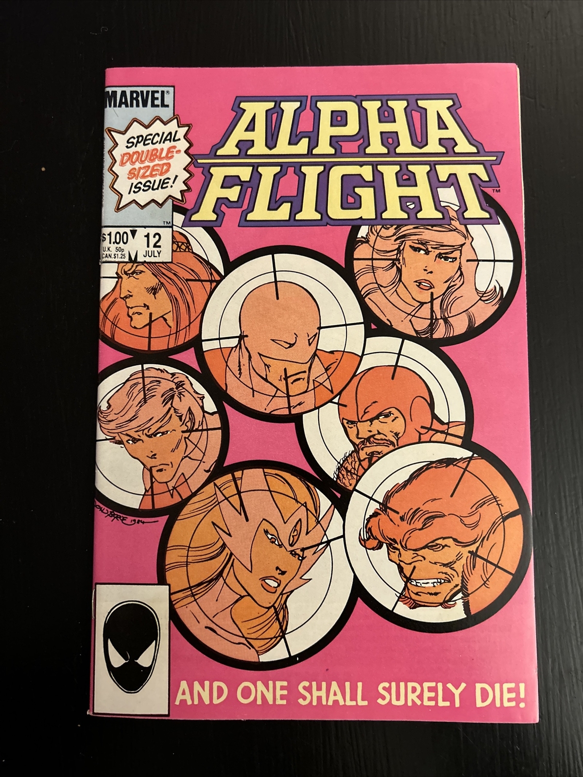 Alpha Flight #12 (1984) Marvel Comics Death of Guardian - John Byrne ...