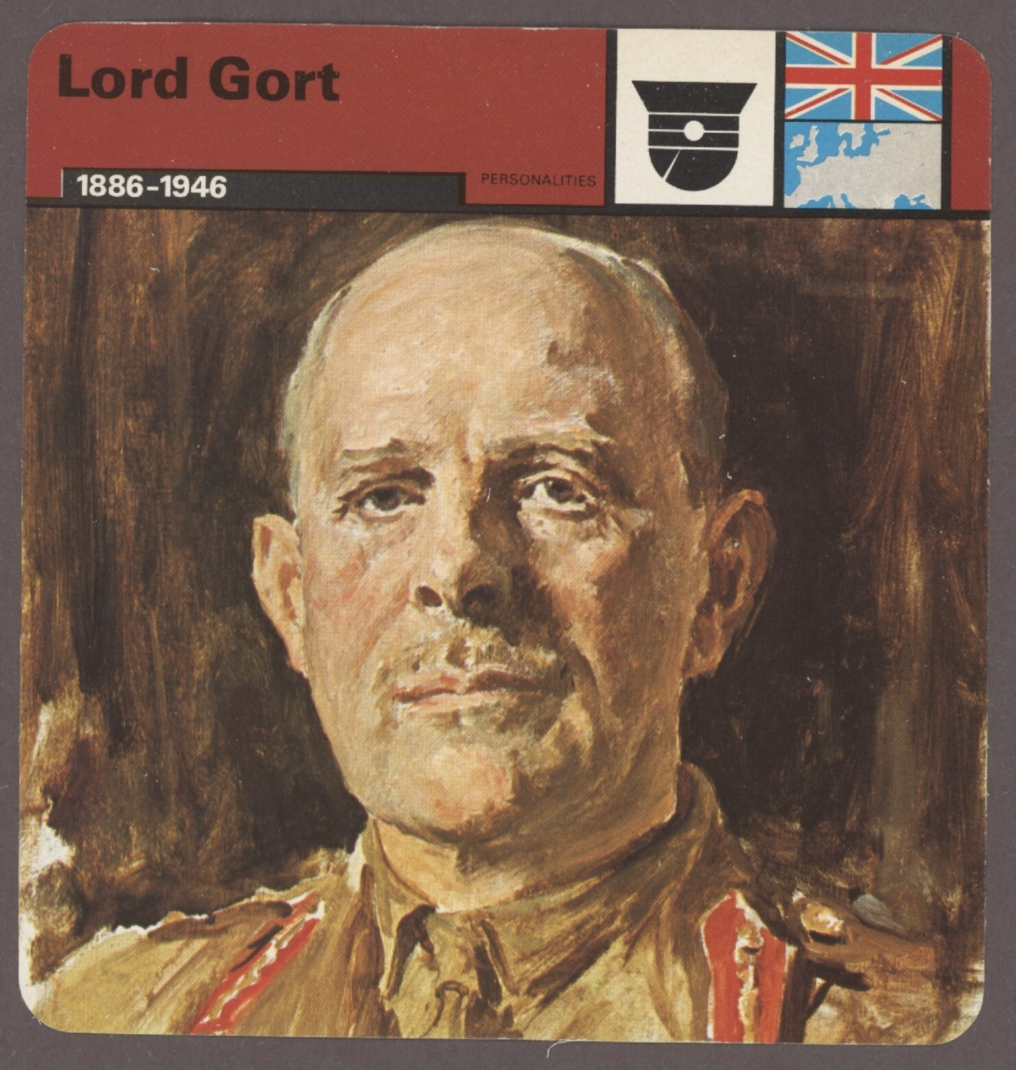 Lord Gort Edito Service Card Second World War II Person | eBay