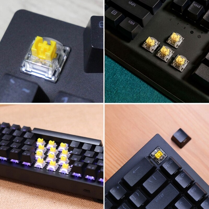 Gaming Keyboard Switches for Yellow Axis Switch | eBay
