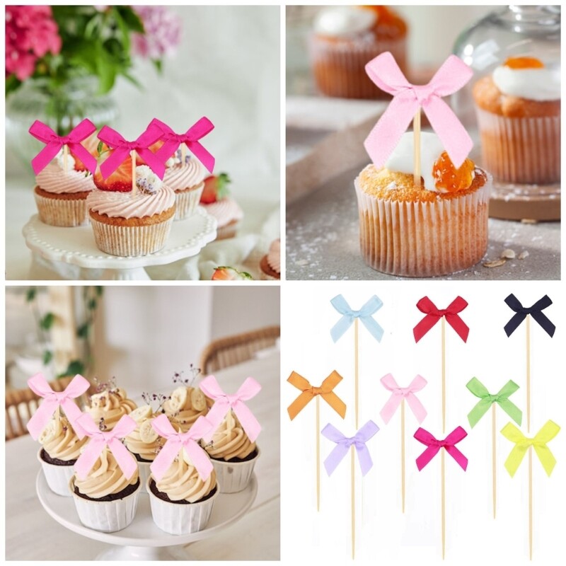 Cupcake Toppers And Picks 1/2 Cupcake Toppers, Half Food Picks, 1/2