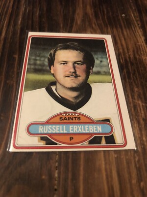 1980 Topps #164 RUSSELL ERXLEBEN New Orleans Saints Football Card | eBay
