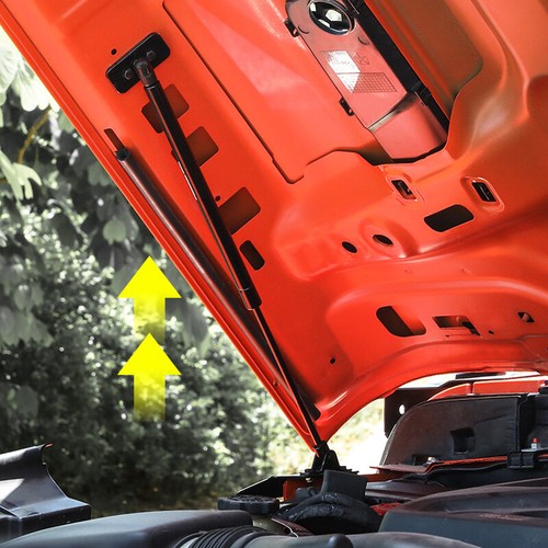 Black Engine Hood Shock Strut Damper Lifter New For Jeep Wrangler JL ...