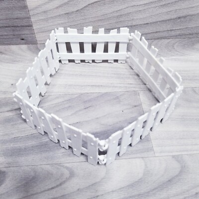 Fence Panels White Paddock CORRAL pen HORSE CLUB 5 Pieces Pentago | eBay