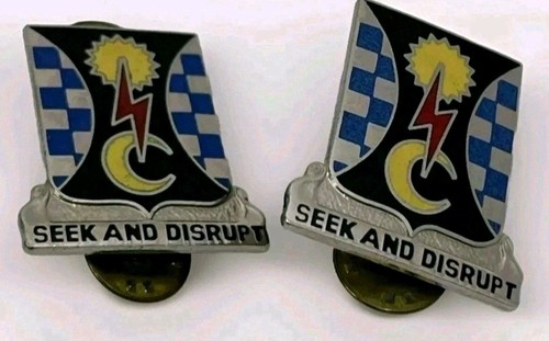 U.S. ARMY CREST 109TH MILITARY INTELLIGENCE BATTALION SEEK AND DISRUPT ...