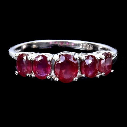 925 Sterling Silver Ring Oval Ruby 5x4mm Natural Gemstone Jewelry Size 8 | eBay