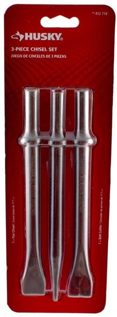 Hand Tool Sets: Husky 3-Piece Pro Chisel Set HDA10300AV for sale online ...