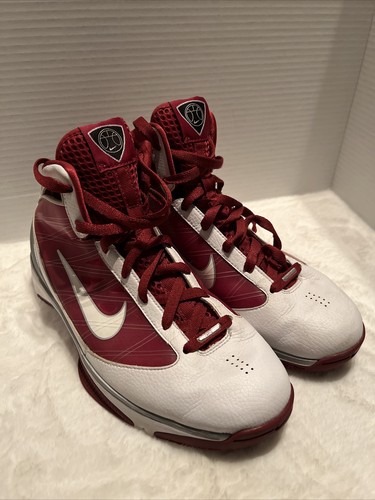 Nike Zoom Hyperize Red White Basketball Shoes Womens 8 Dream Flywire ...
