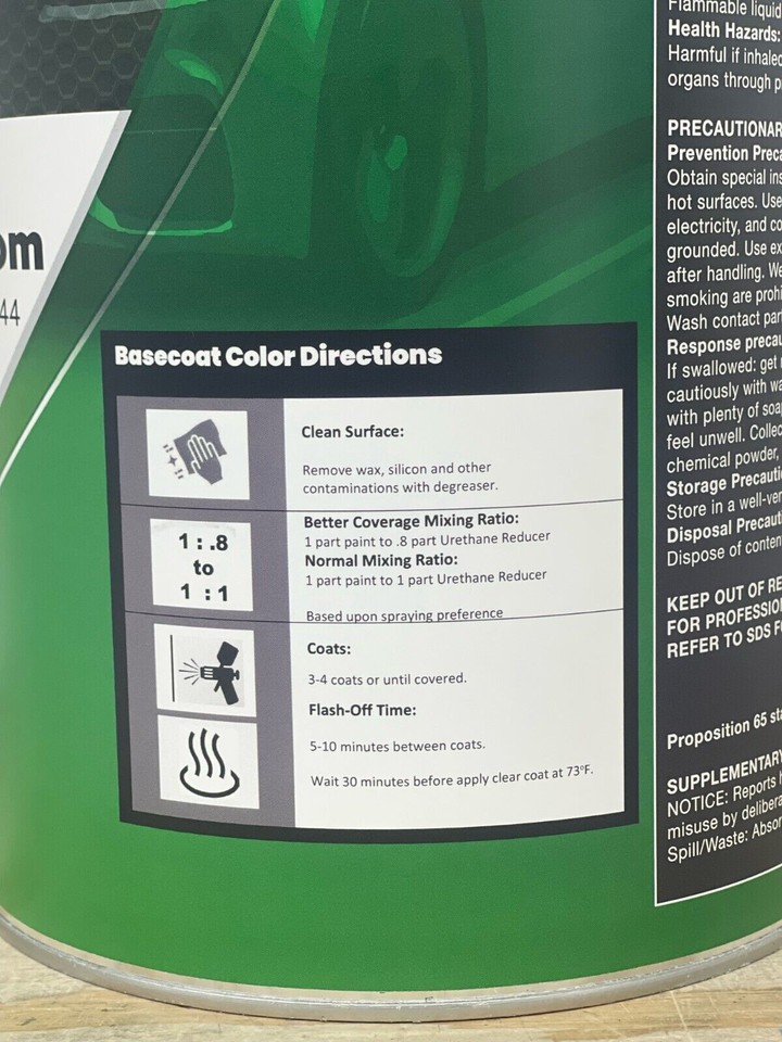 CHEVROLET /GM - WA8624/8624/u8624 - BASECOAT PAINT OLYMPIC WHITE PICK ...