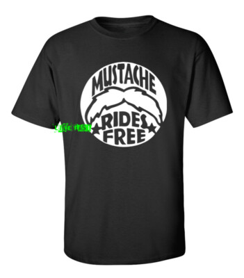 MUSTACHE RIDES T SHIRT motorcycle biker shirts vintage | eBay