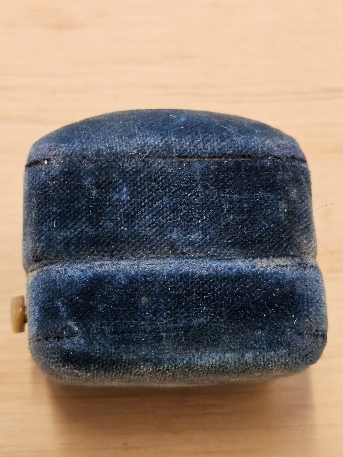 Antique Jewelry Ring Presentation Box Mother of Pearl Push Button Latch ...