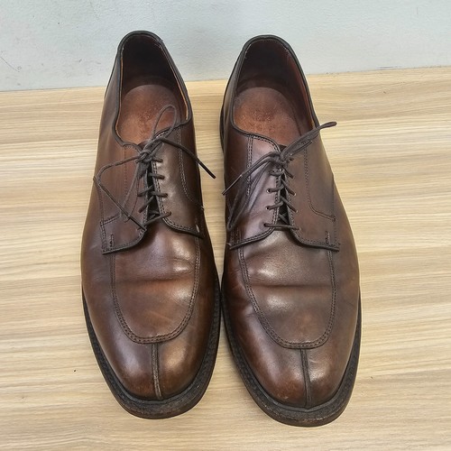 Allen Edmonds Dress Shoes Men 12 D Dark Walnut Split Toe Oxford Blucher ...