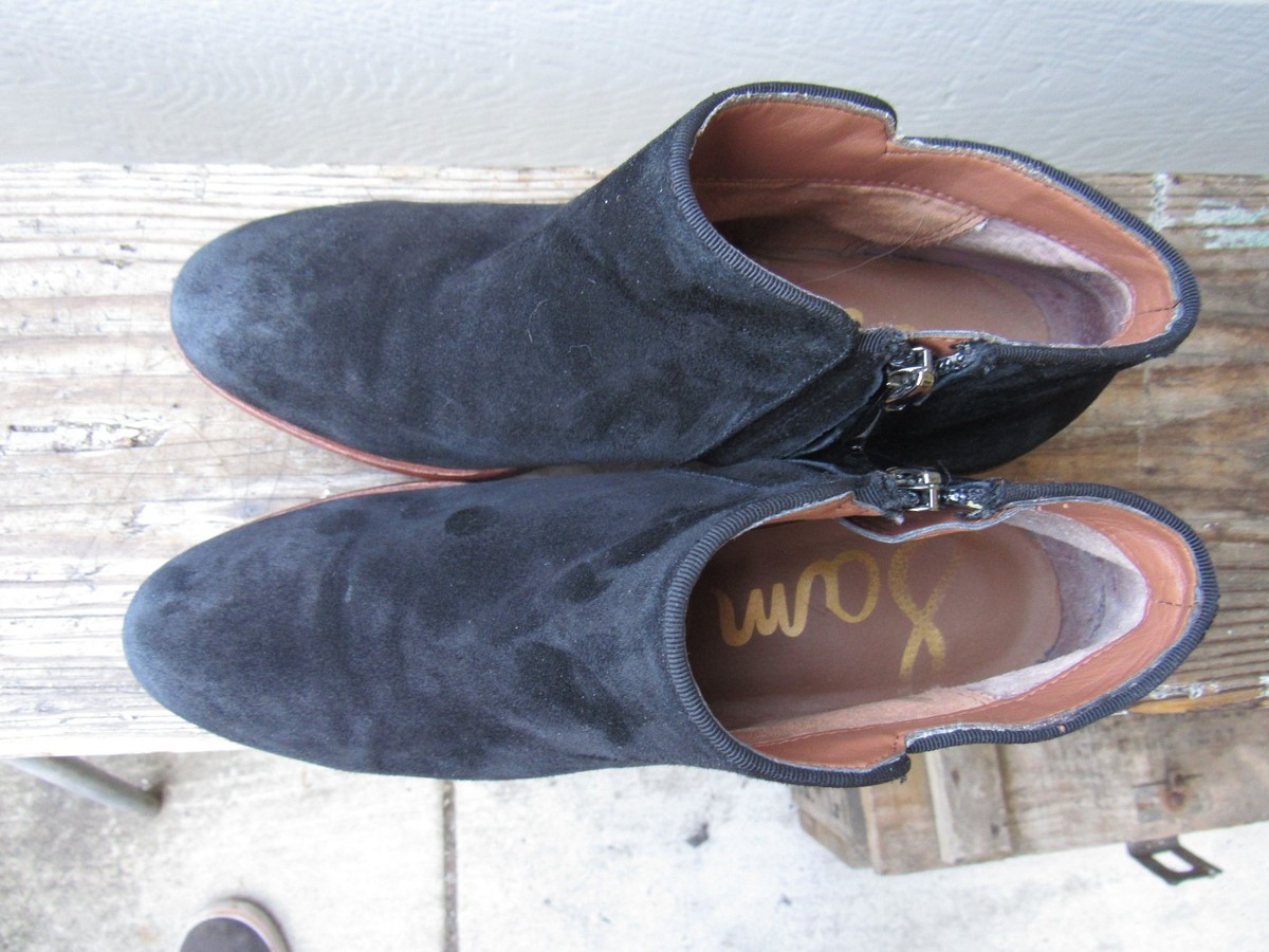 Sam Edelman Petty Boot Black Suede