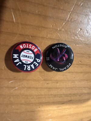 Pearl Jam Buttons 2024 Fenway Park Boston | eBay