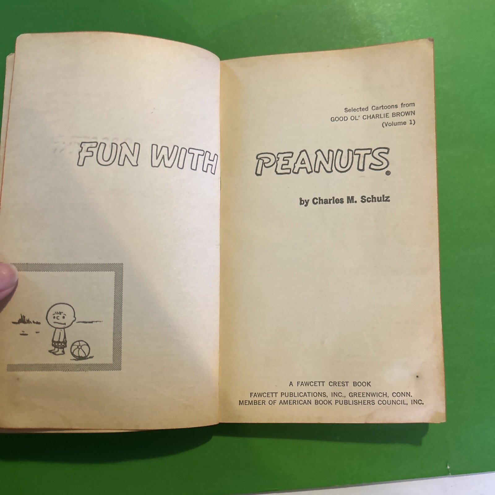 Fun With Peanuts/For The Love of Peanuts Charles M. Schulz 1969 Book ...