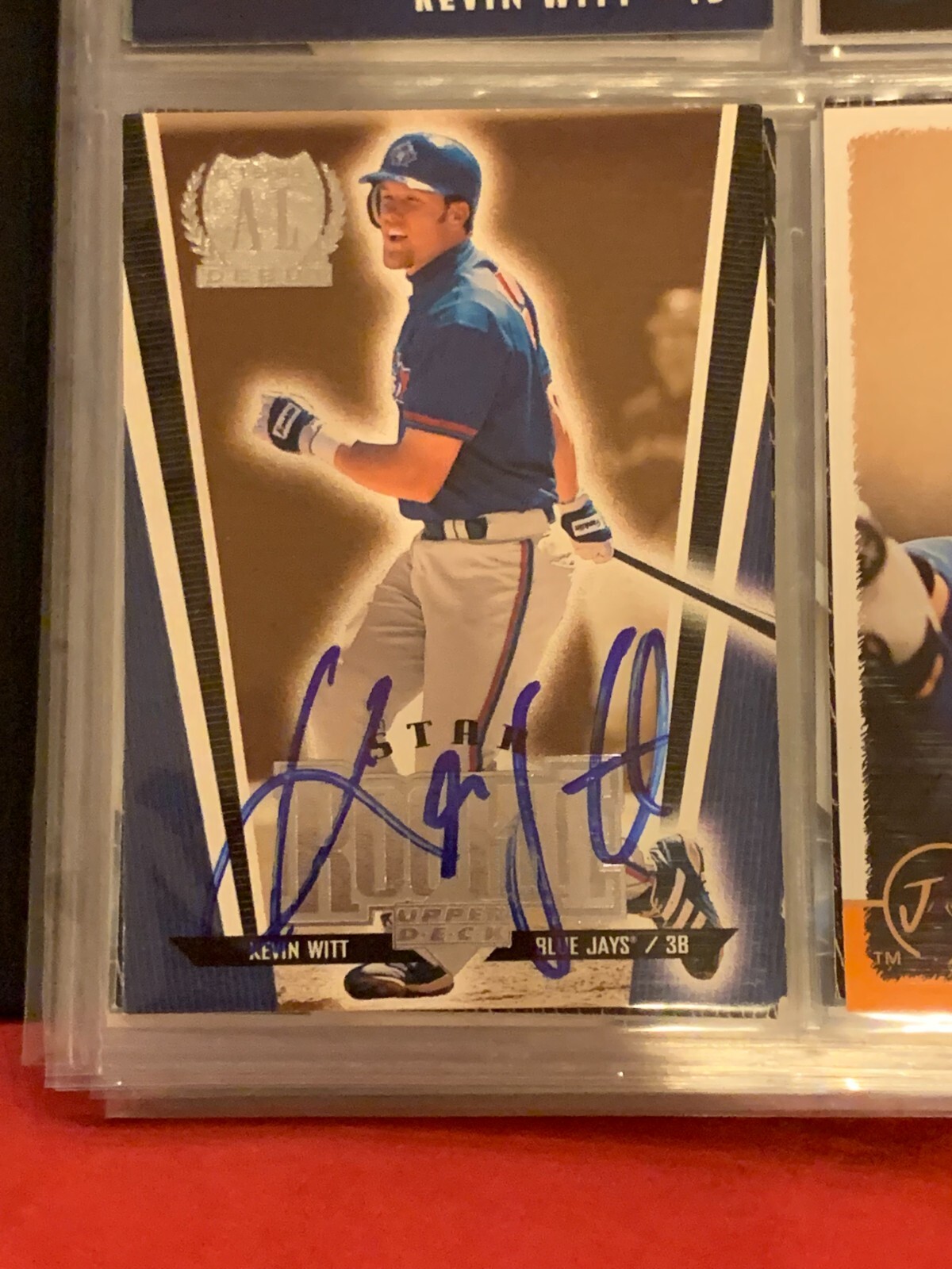 KEVIN WITT AUTOGRAPHED SIGNED 1999 UPPER DECK STAR ROOKIE CARD BLUE ...