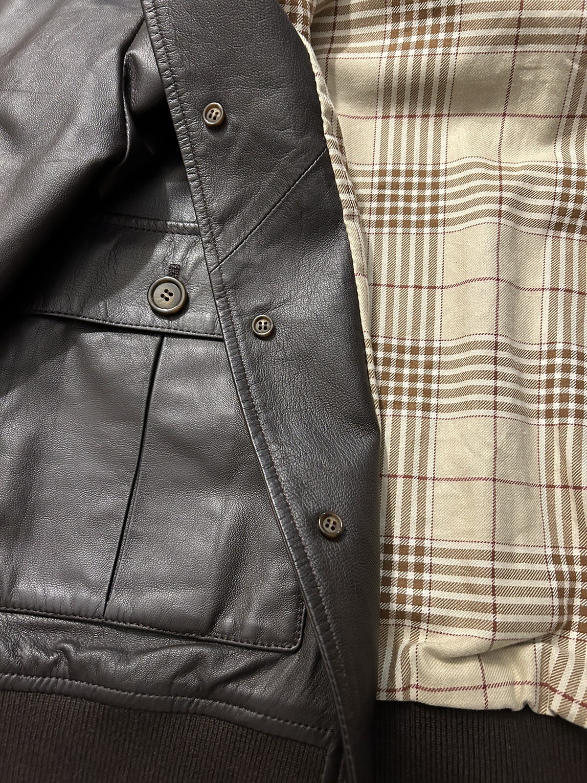 Valstar Milano 1911 Leather Valstarino Jacket Long Sleeve Sz 52 | eBay