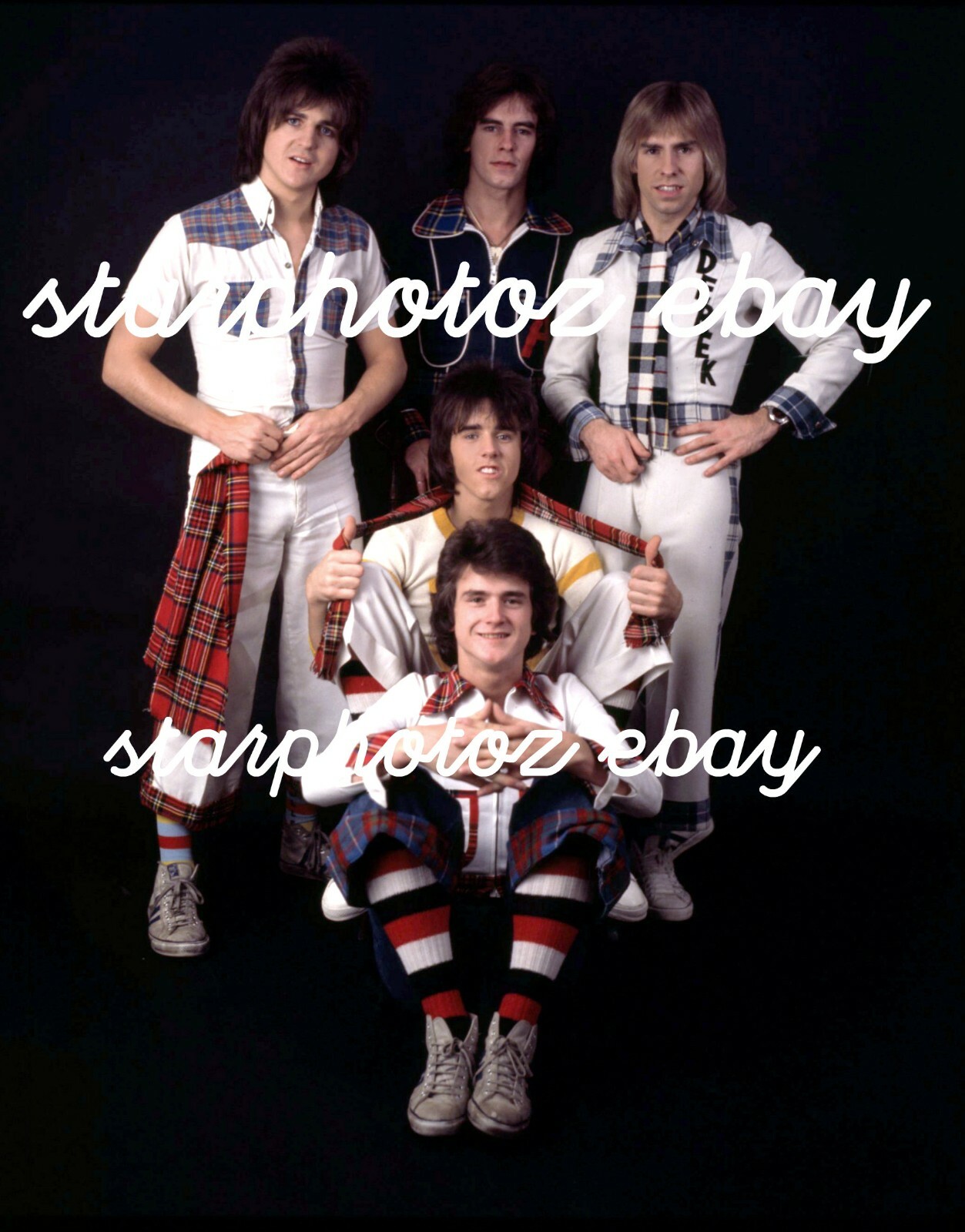 BAY CITY ROLLERS 5X7 Photo Shoot! LES MCKEOWN ERIC FAULKNER WOODY DEREK ...