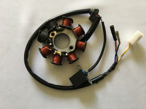 Stator Coil GY6-49cc 50cc Scooter Moped Go Kart ATV Sunl Roketa 8-Coils ...