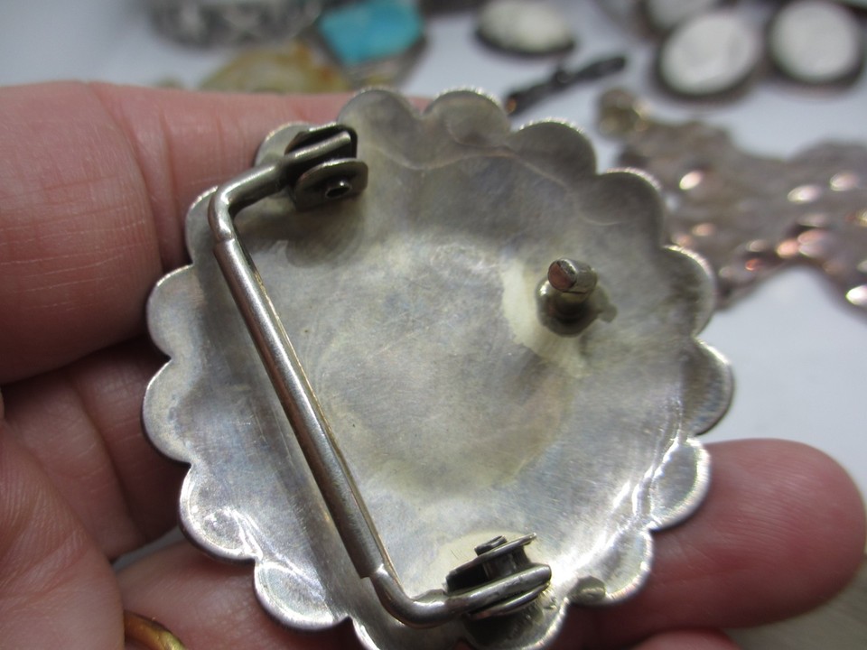 GORGEOUS LOT 9 OUNCES OF SOLID STERLING JEWELRY SOUTHWEST & MEXICAN ...