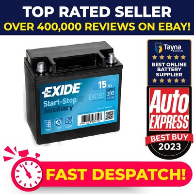 Exide EK151 AGM Car Battery | eBay UK