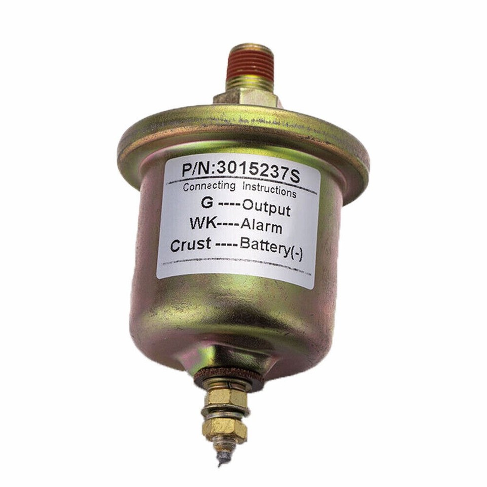 Single Connector Oil Pressure Sensor 3015237 for Generator Diesel ...