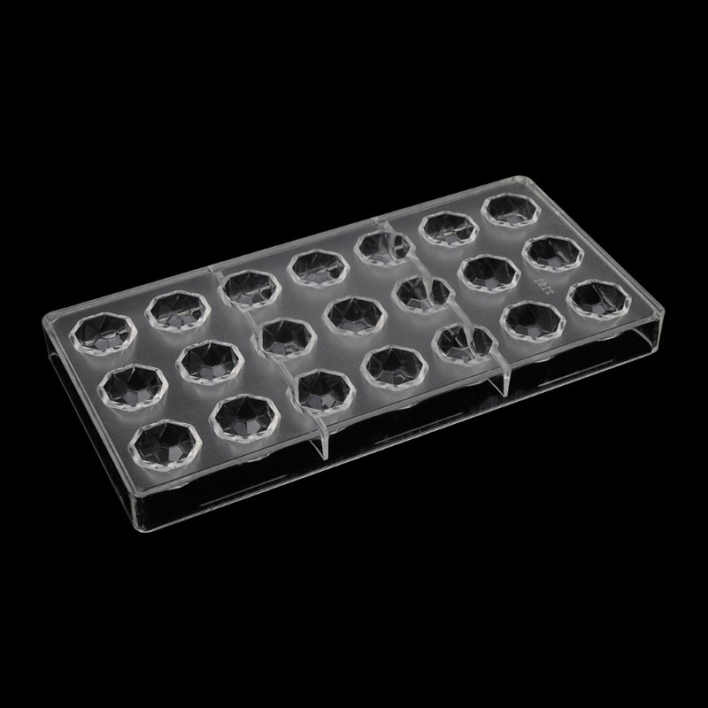 1 PC Polycarbonate Diamond Shape DIY Chocolate Mold Ice Cube Jelly ...