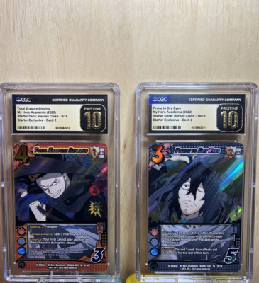 CGC Pristine 10 MHA Starter Deck: Heroes Clash Eraser Head 2 Card Lot ...