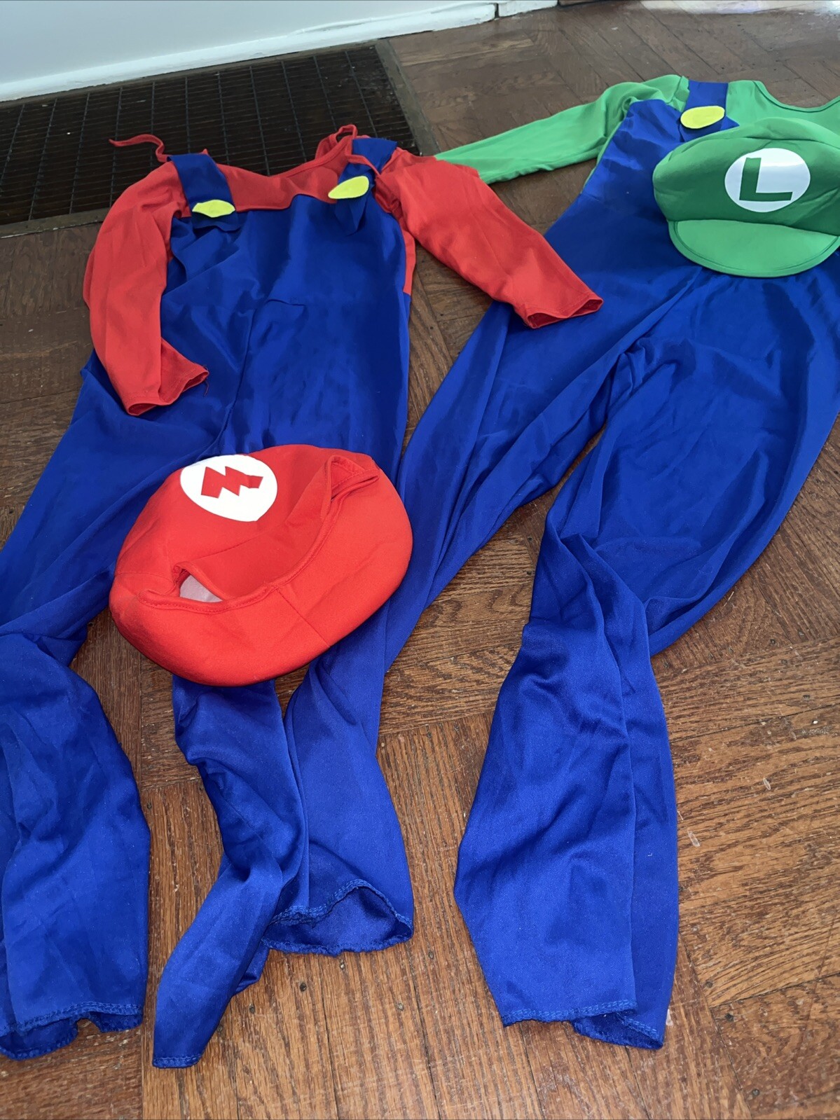 Super Mario Costumes Boys Set Mario Luigi - Gem