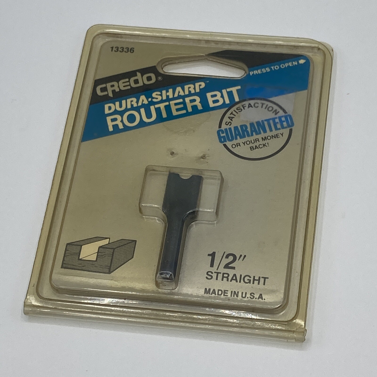 Credo Router Bit 1/2" Straight Dura Sharp | eBay
