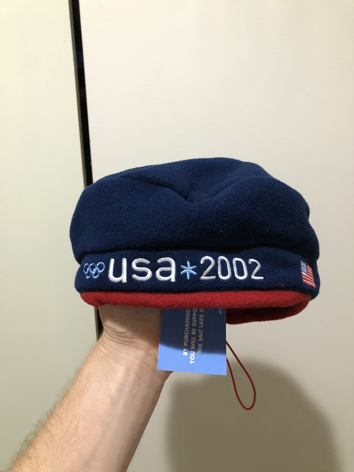 Vtg 2002 U.S. Olympic Team ROOTS Beret Official Hat winter Olympics New ...