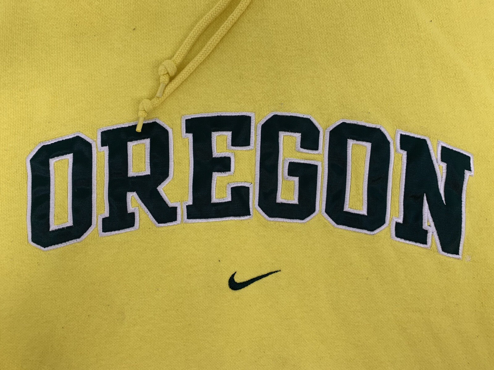 Vintage Nike Team Oregon Ducks Logo Center Swoosh Yel… - Gem