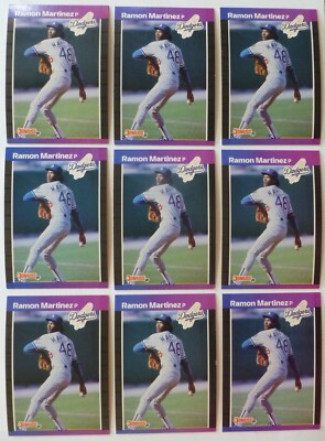 (9) - 1989 DONRUSS BASEBALL - RAMON MARTINEZ - ROOKIE CARD # 464 | eBay